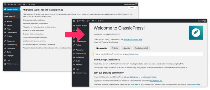 ClassicPress : une vraie alternative à WordPress