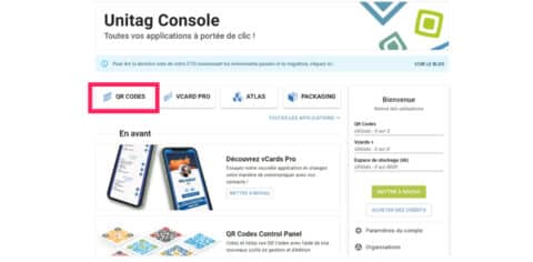 Créer un QR Code gratuitement avec Unitag [tuto]