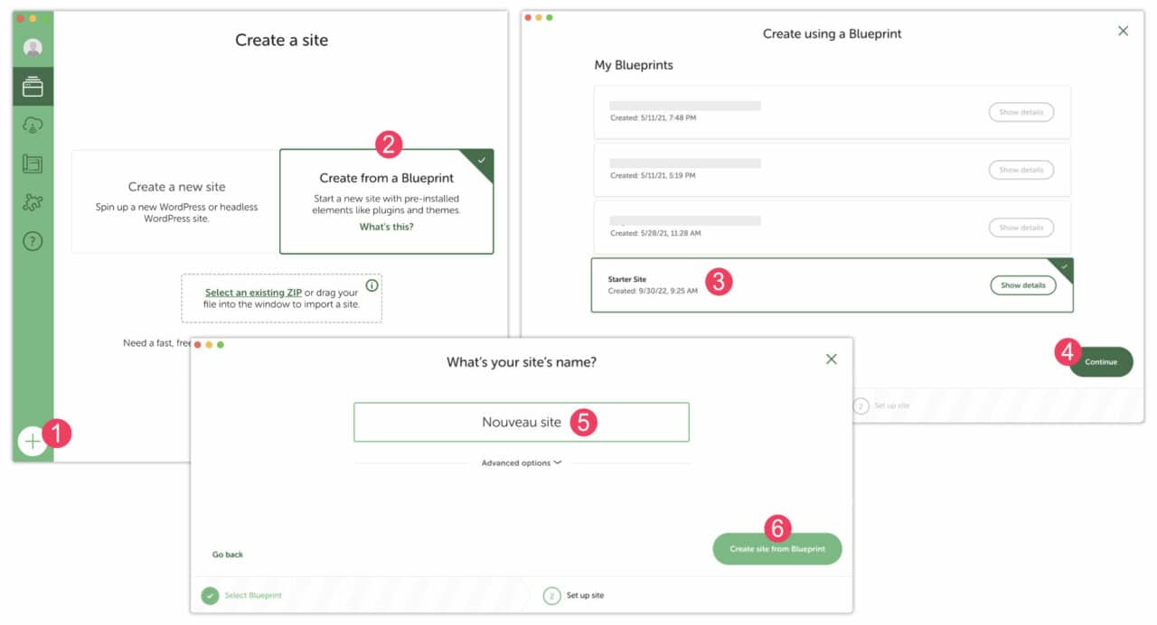 Créer un Blueprint de site WordPress grâce à Local WP