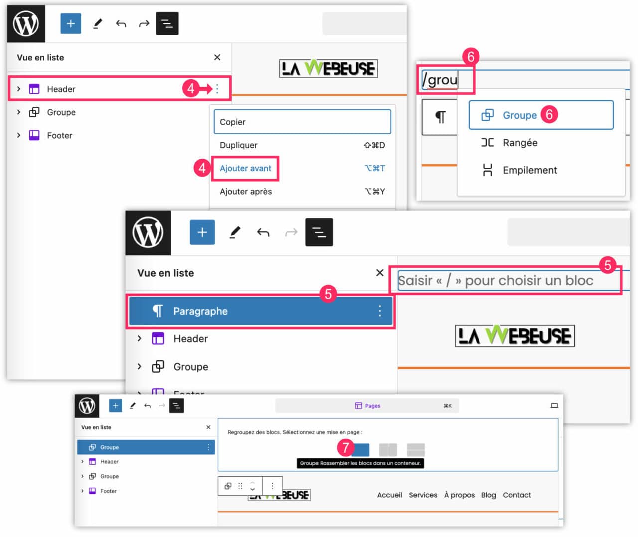 Personnaliser l'en-tête d'un site WordPress (header / menu)